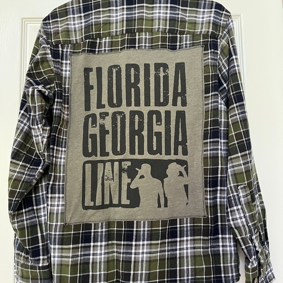 RedHead | Shirts | Florida Georgia Line Concert Flannel | Poshmark